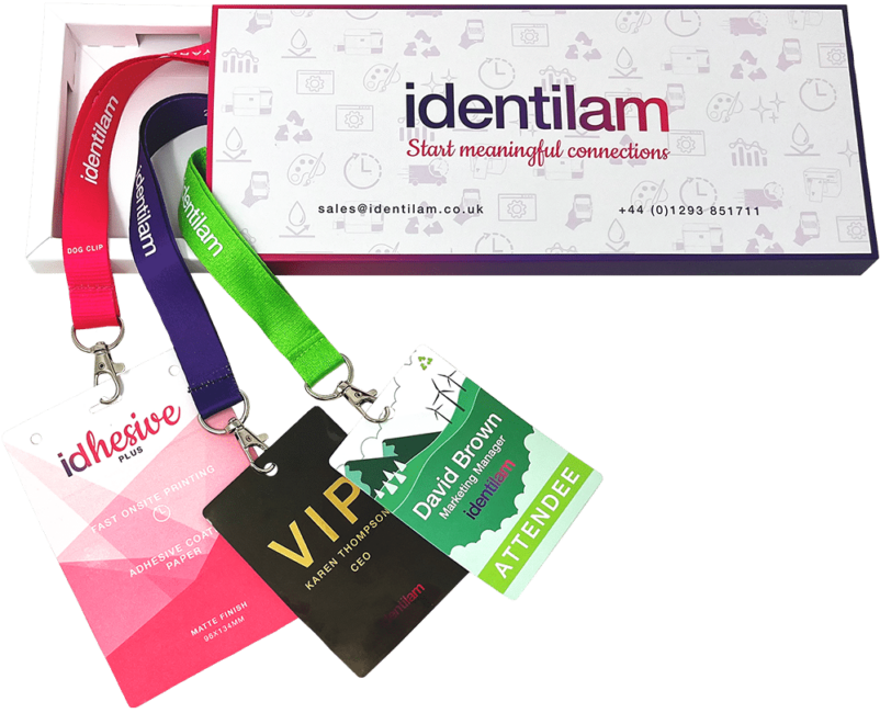 Identilam | Onsite badge printing | Custom event badges